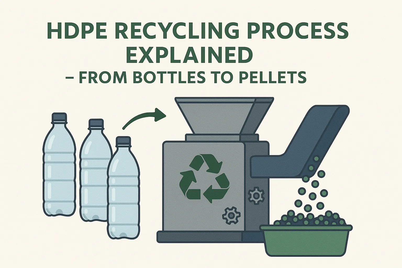 HDPE Recycling Process Explained – From Bottles to Pellets - Energycle